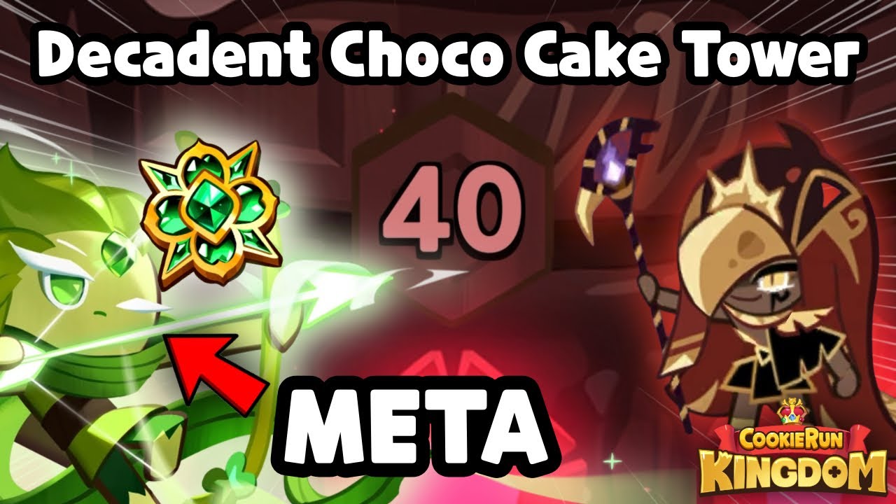 Decadent Choco Cake Tower Tray 40 Guide | Cookie Run: Kingdom - YouTube