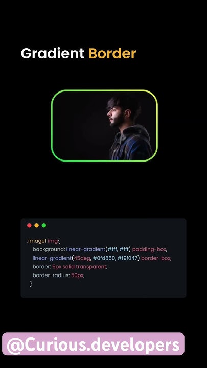 Create Gradient Border In Css Coding Html Htmlcssjavascript Css Webdesign Development 