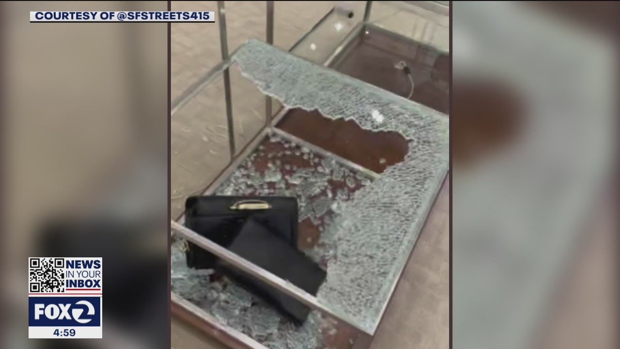 San Franciscos Neiman Marcus Hit In Smash And Grab Theft Video Shows