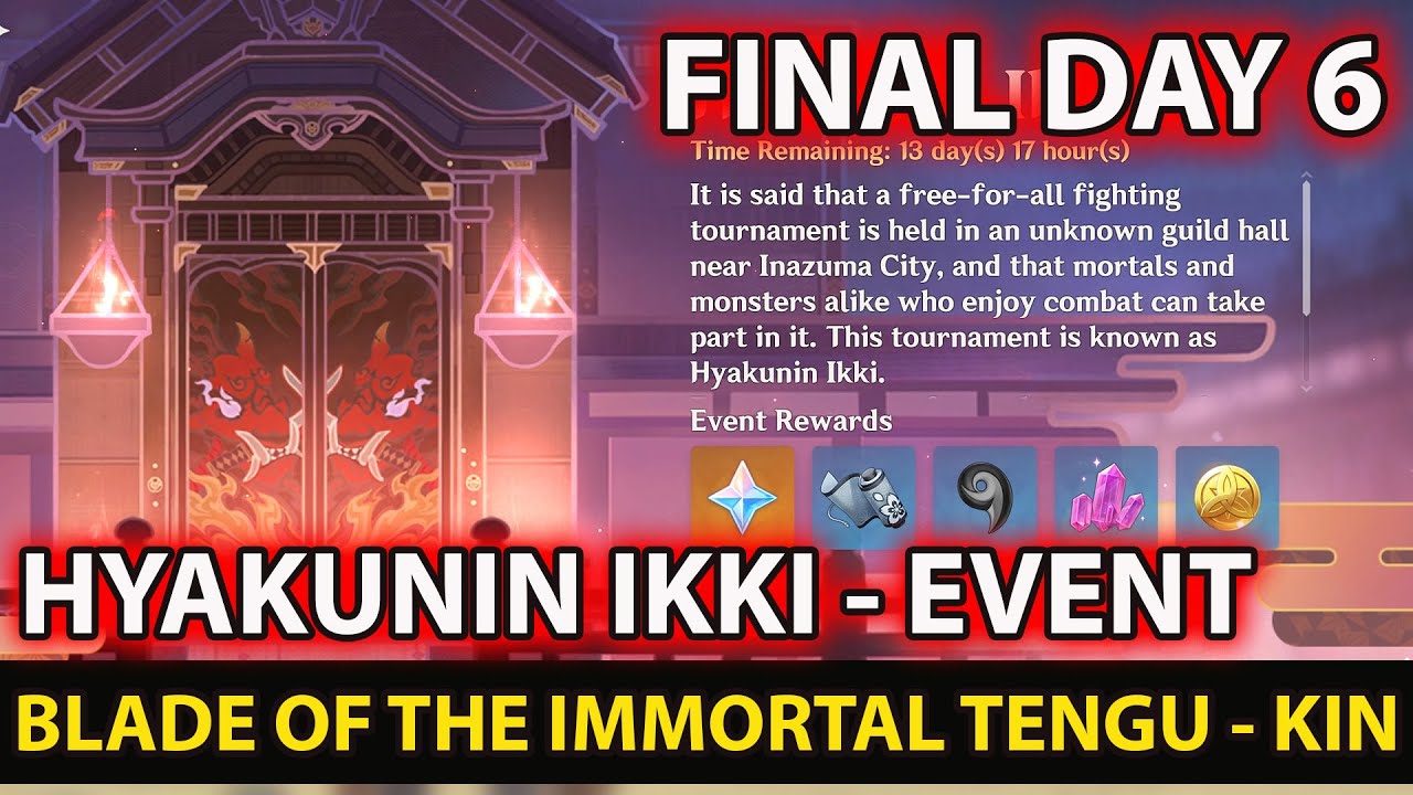 Blade Of The Immortal Tengu - Kin Challenge Guide - Hyakunin Ikki Event ...