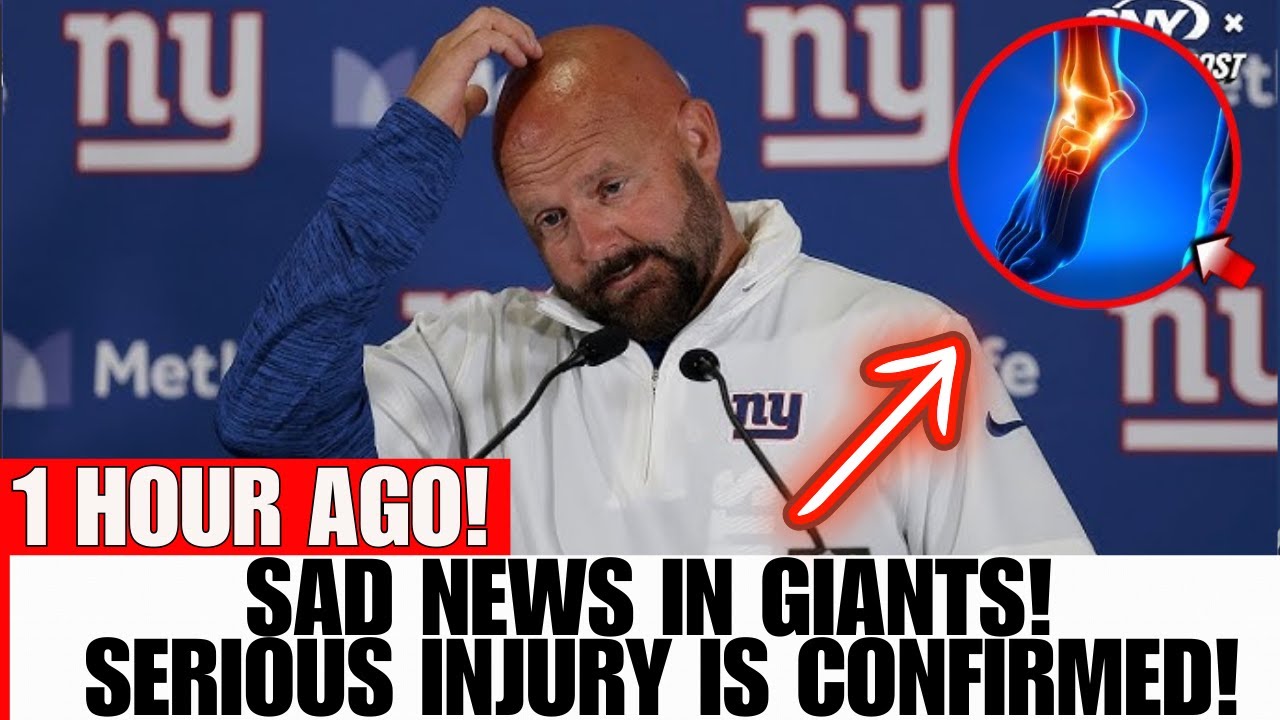 🚨URGENT! SAD NEWS IN GIANTS! INJURY TAKES STAR OUT OF THE SEASON, FANS ...