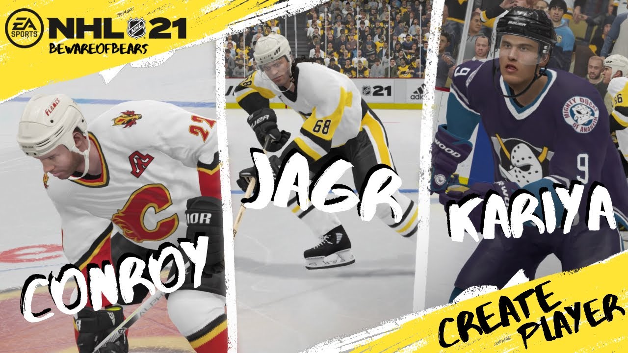 NHL 21 | Craig Conroy, Jaromir Jagr and Paul Kariya (Create Player ...