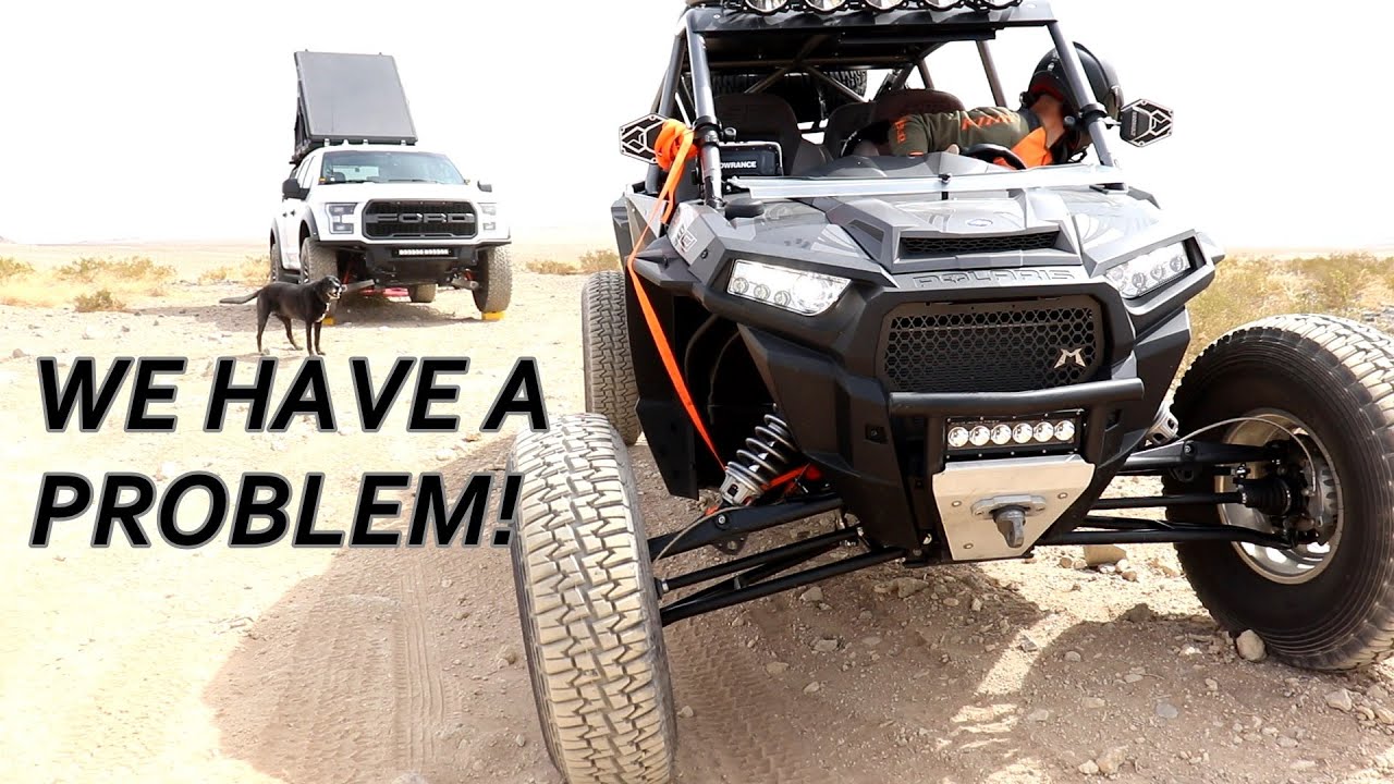 BROKEN Polaris RZR.. 2021 Desert Camping, Overland Trip Ford Raptor ...