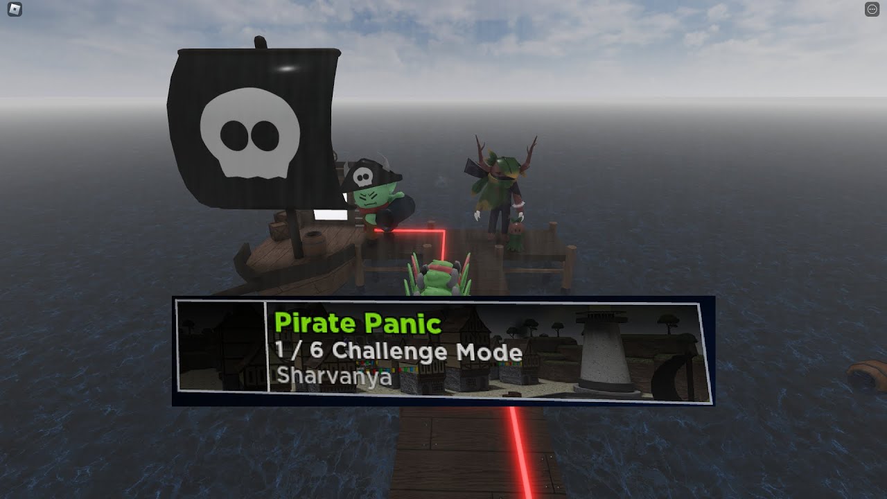 Pirate Panic Easy Solo Tower Heroes - YouTube