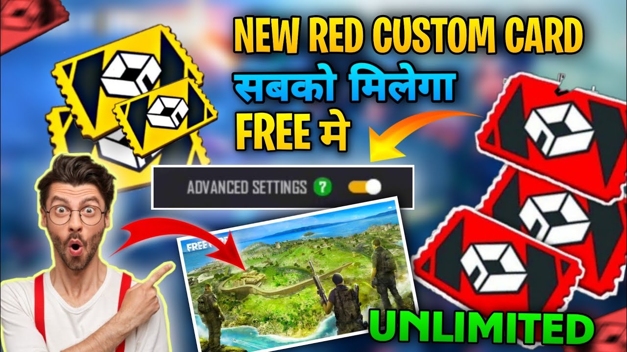 how to get red custom in free fire || get red custom in free fire - YouTube