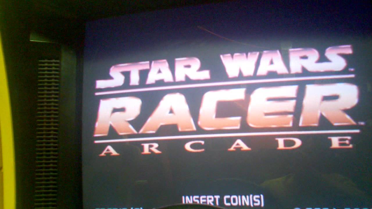 Star Wars Racer Arcade Attract Mode - Glitchy - YouTube