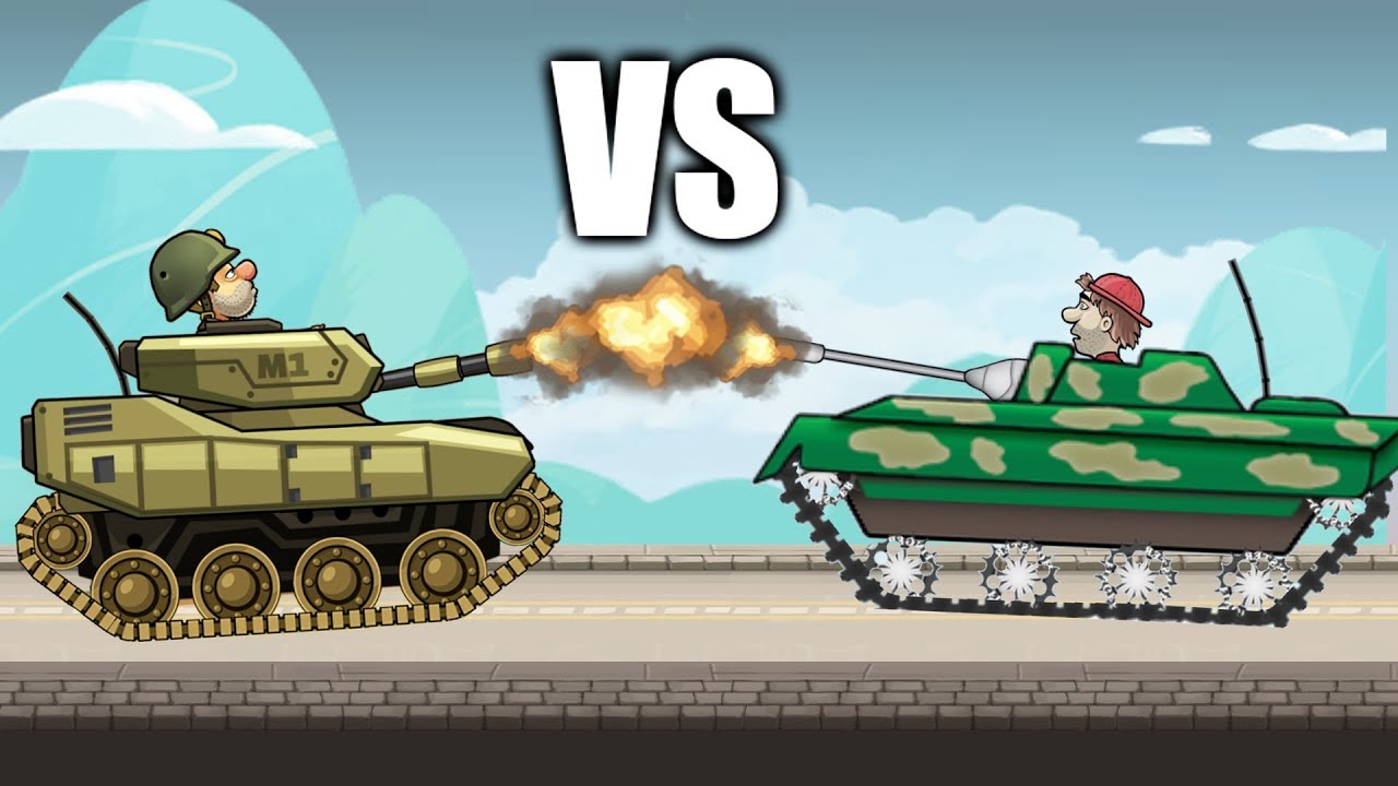 Hill Climb Racing TANK vs TANK Hill Climb Racing 2 - YouTube
