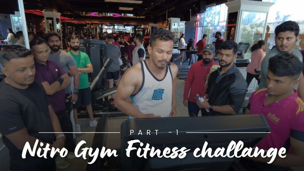 Nitro Gym Fitness Challenge. Part -1 ⁠@nileshpokale - YouTube