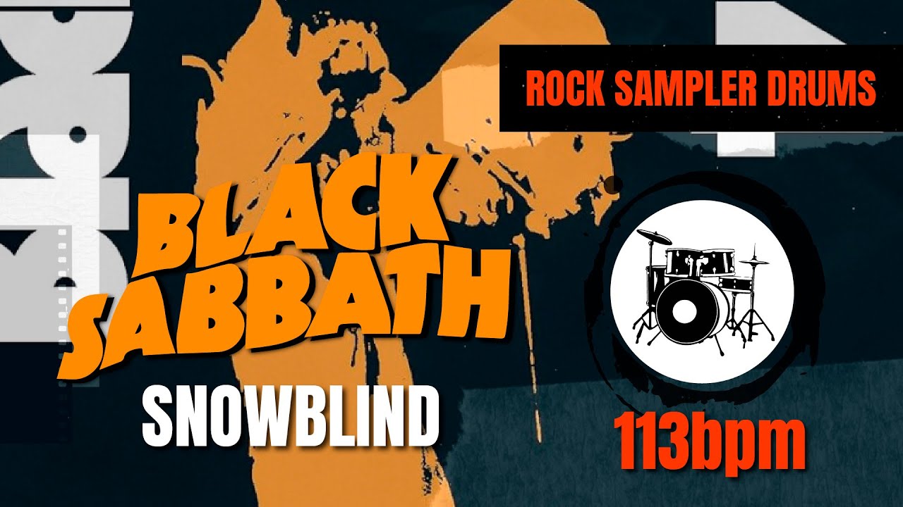 Black Sabbath - Snowblind (DRUM TRACK) 🥁 - YouTube