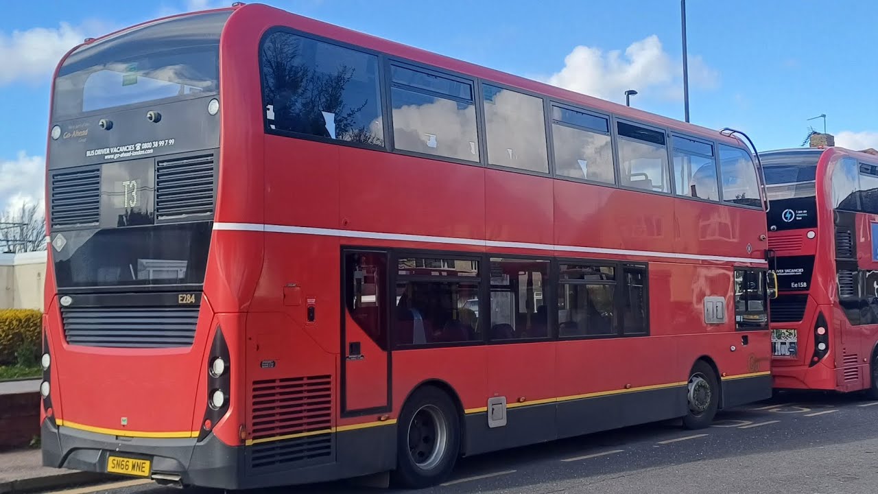 A Journey on Tram Replacement Route TR3 East Croydon to Lloyd's park ...