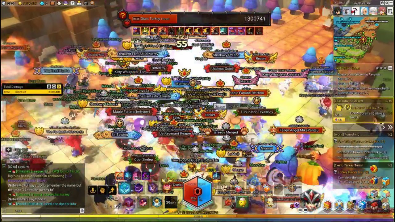 MapleStory 2 - Turkey Event and Lag - YouTube