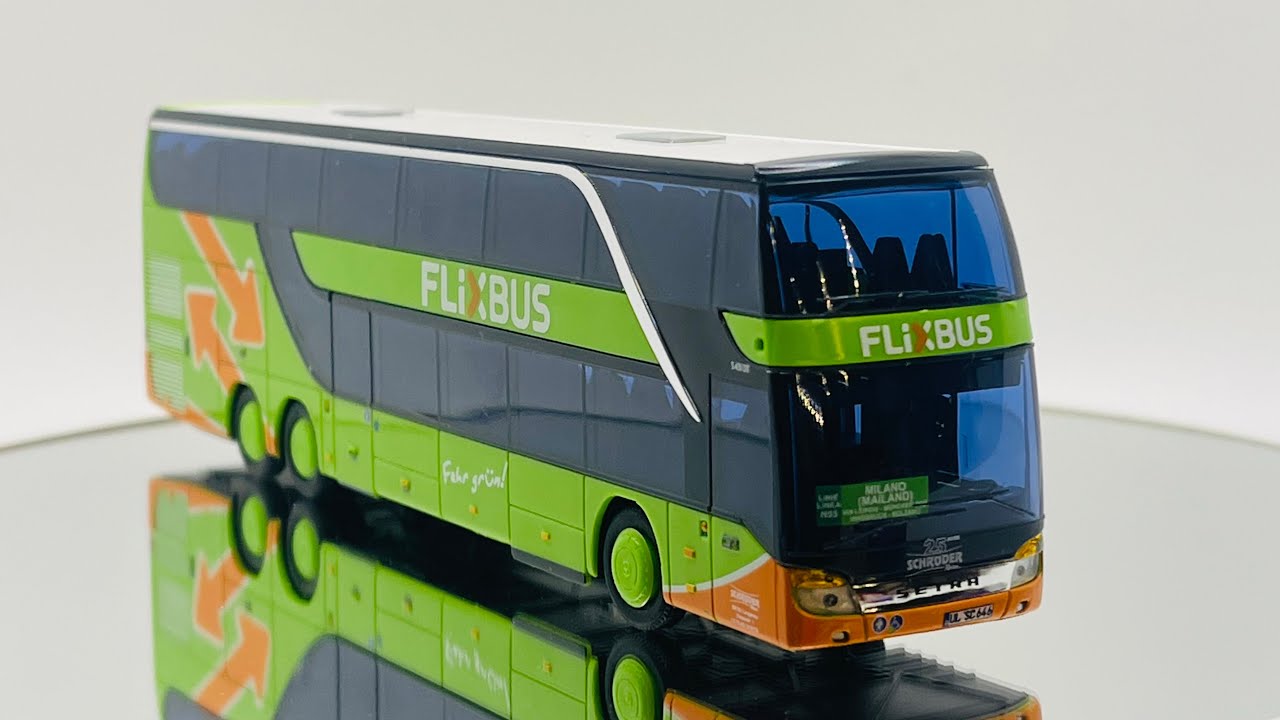 AWM BS00047 Setra S 431 DT Flixbus Schröder - YouTube