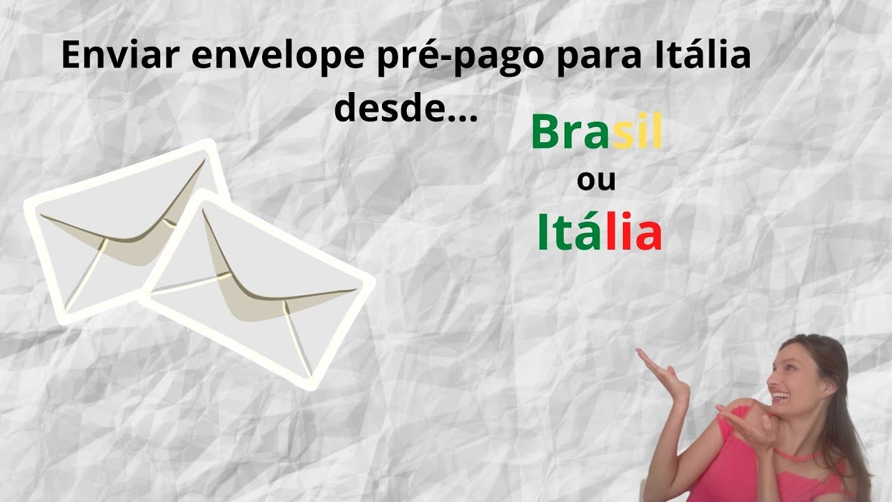 Como enviar um envelope pré-pago para a Itália ou busta preafrancata ...