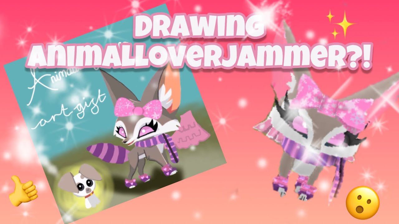 Drawing Animalloverjammer! || Animal Jam Speedpaint || Art Gift - YouTube