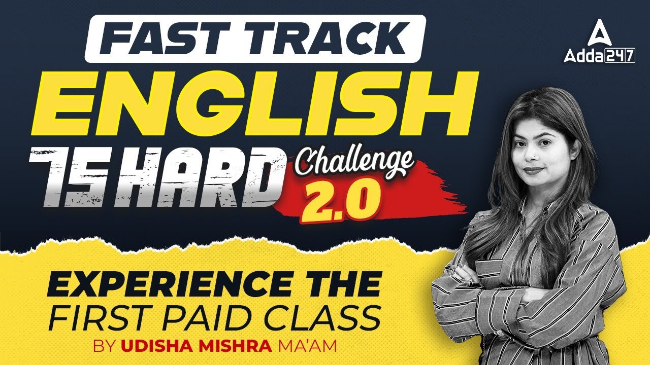 EXPERIENCE THE FIRST PAID CLASS | FAST TRACK ENGLISH | 75-DAY HARD ...