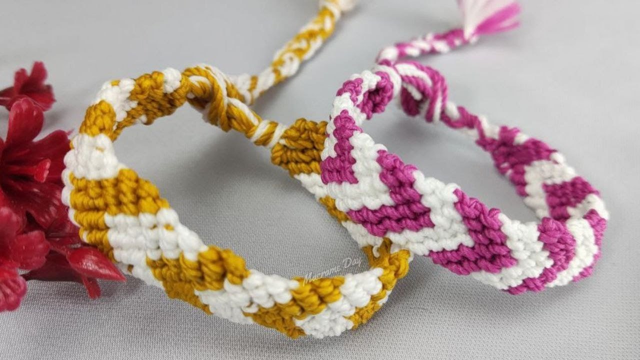 Macrame Friendship Bracelet | Macrame Bracelet Tutorial - YouTube