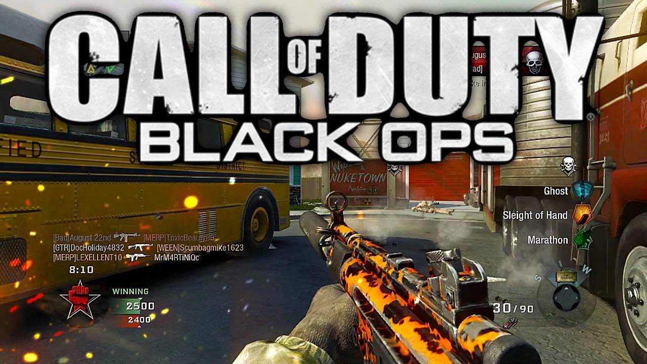 Call of Duty: Black Ops 1 Team Deathmatch on OG NUKETOWN! (THROWBACK ...
