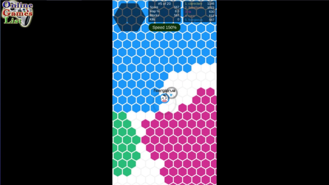 Hexar.io android gameplay - YouTube