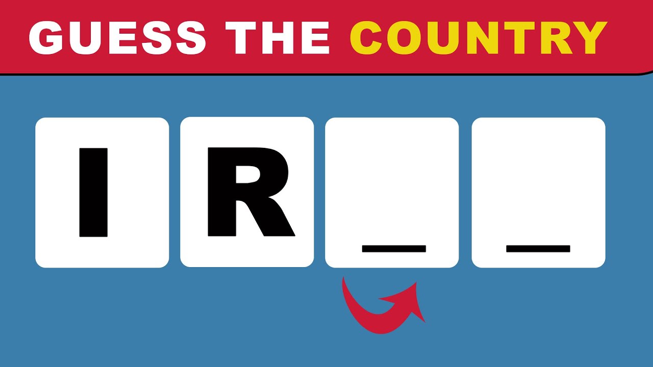 Guess the Country by First 2 Letters Challenge! | Decode the Globe ...