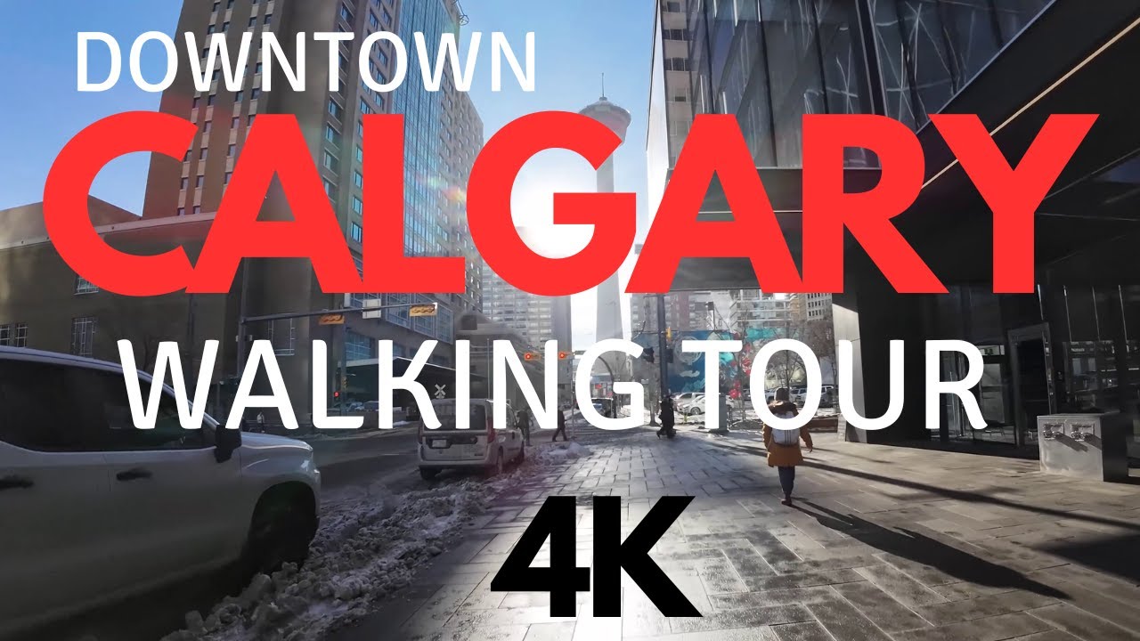 Calgary Downtown Walking Tour | Everday Life in Calgary | Winter - YouTube