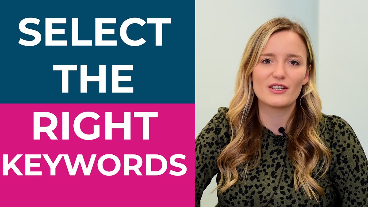 How to select right keywords for your SEO - YouTube
