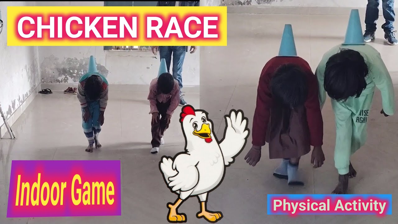 chicken race | मुर्गा रेस - YouTube