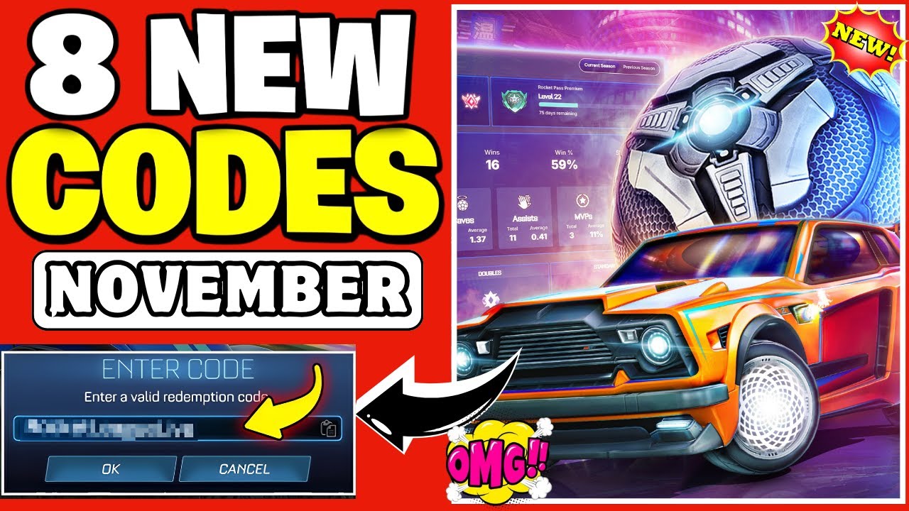 ROCKET LEAGUE CODES 2025 [NOVEMBER] ROCKET LEAGUE CODES | ROCKET LEAGUE ...