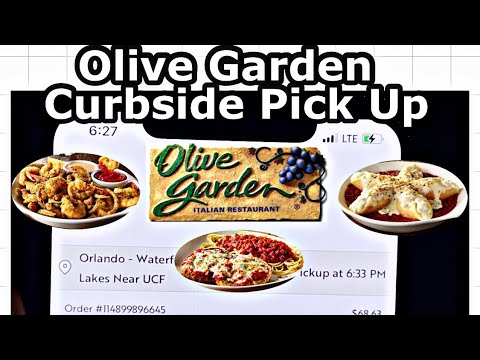 Olive Garden Curbside Pickup - YouTube
