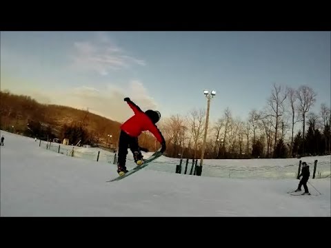 Snowboarding at Ski Roundtop 3/1/14 - YouTube