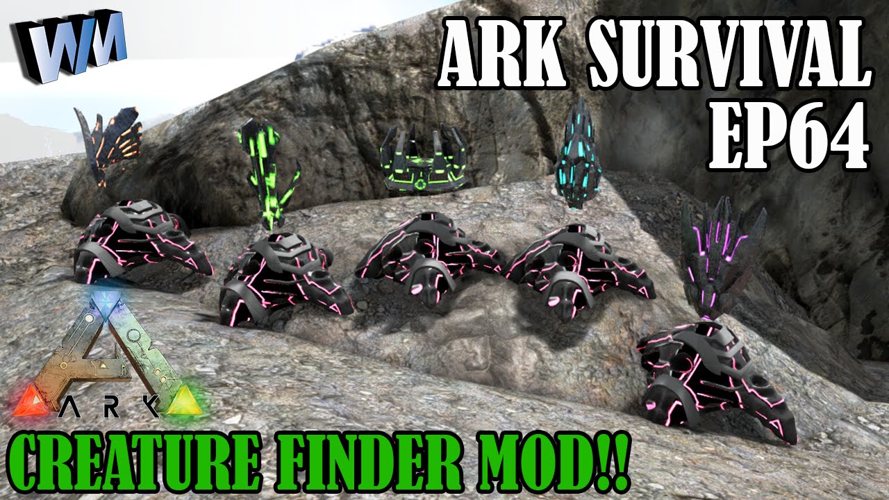 Ark Survival Evolved Gameplay EP64 - Dino Zoo, Creature Finder Mod & Re ...
