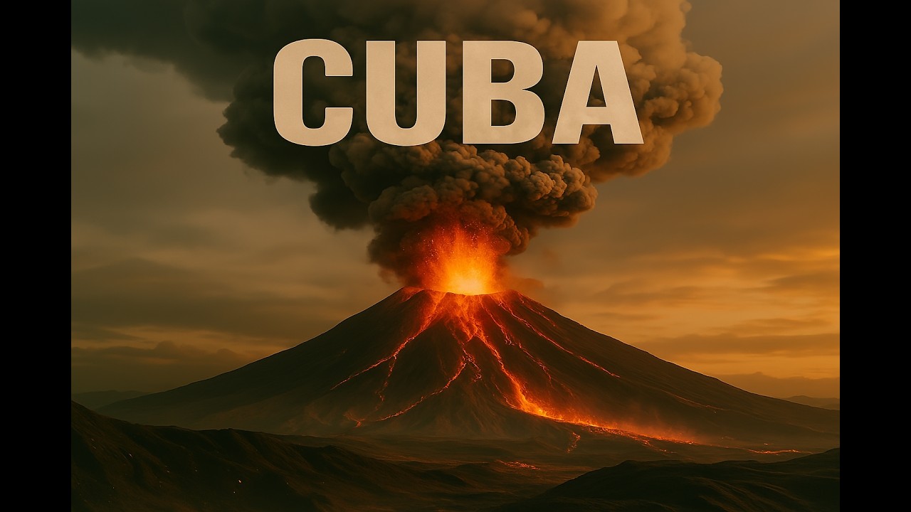 Volcán en Cuba erupción del volcán cubano. #volcan #volcano #volcanes # ...