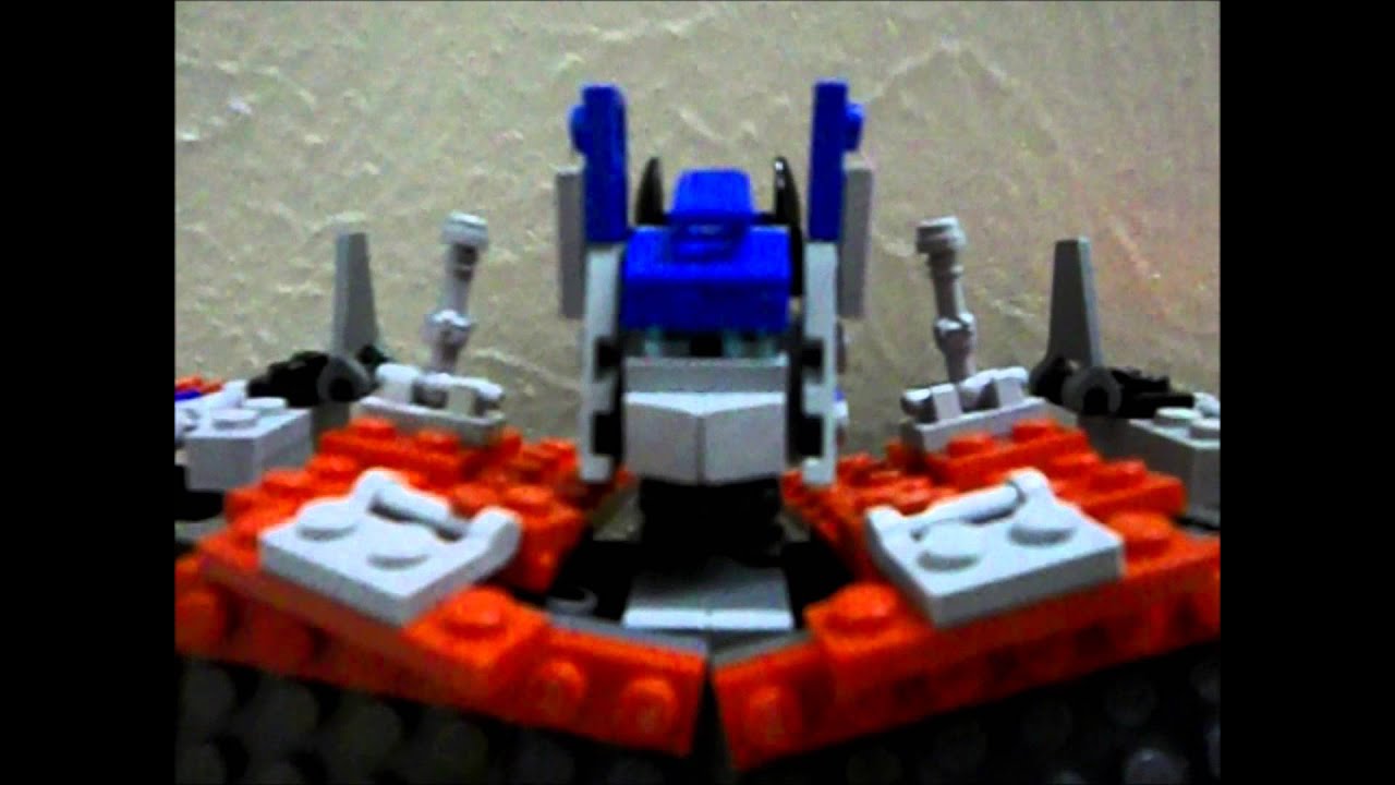 Lego Transformers AoE Evasion Mode Optimus Prime in G1 colors - YouTube