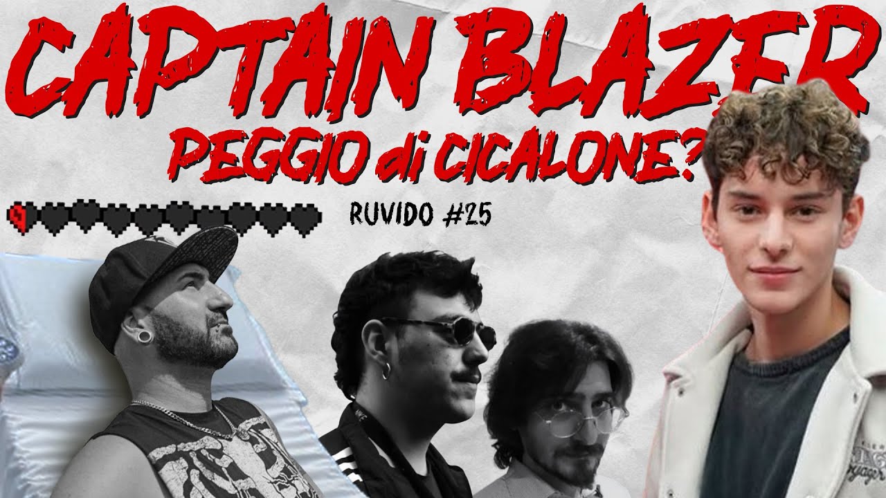 CAP aka CAPTAIN BLAZER peggio di Cicalone? Reaction al suo ultimo video ...