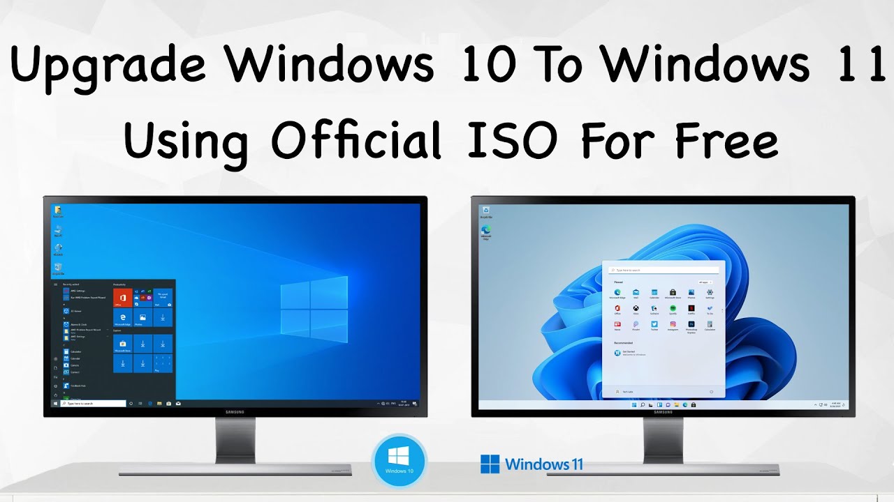 Upgrade Windows 10 To Windows 11 using Official ISO for Free | Step By ...
