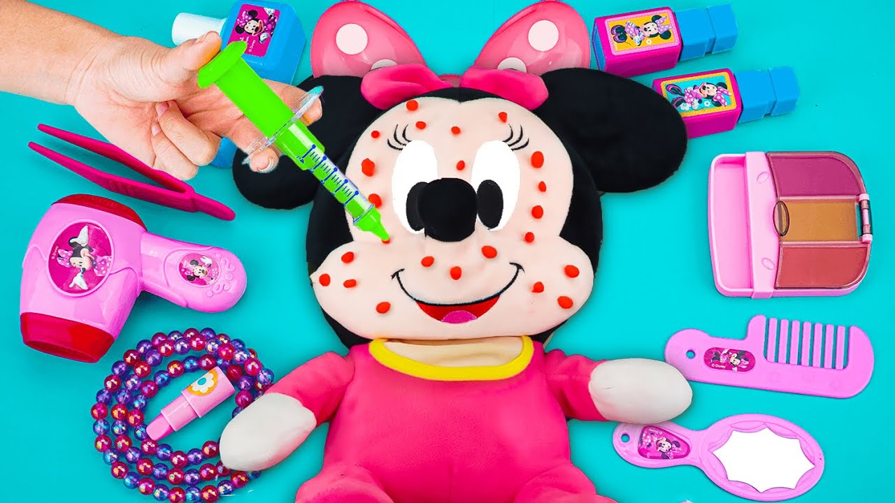 Satisfying with Unboxing Minnie Mouse Doctor Playset Toys, Ambulance ...