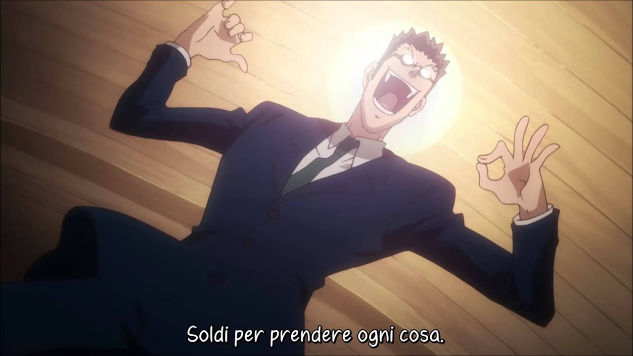 [ Hunter x Hunter ]: Leorio funny moment 2011 sub ita - YouTube