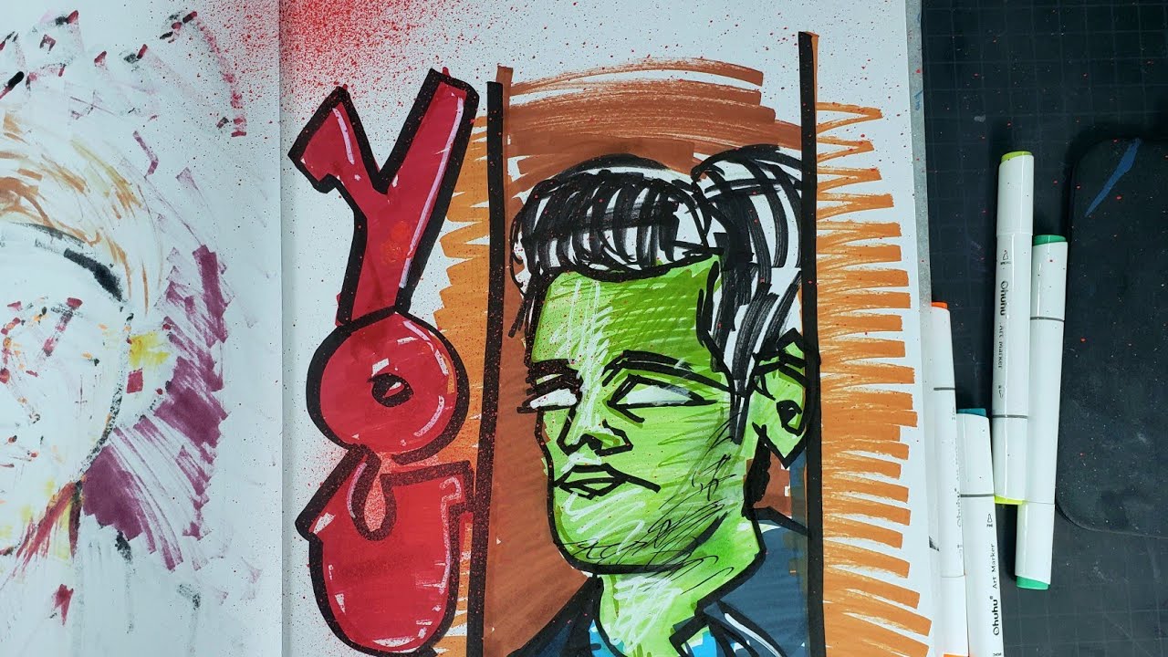 Drawing Joe Goldberg, YOU Review | Sketchbook Vlog #045 - YouTube