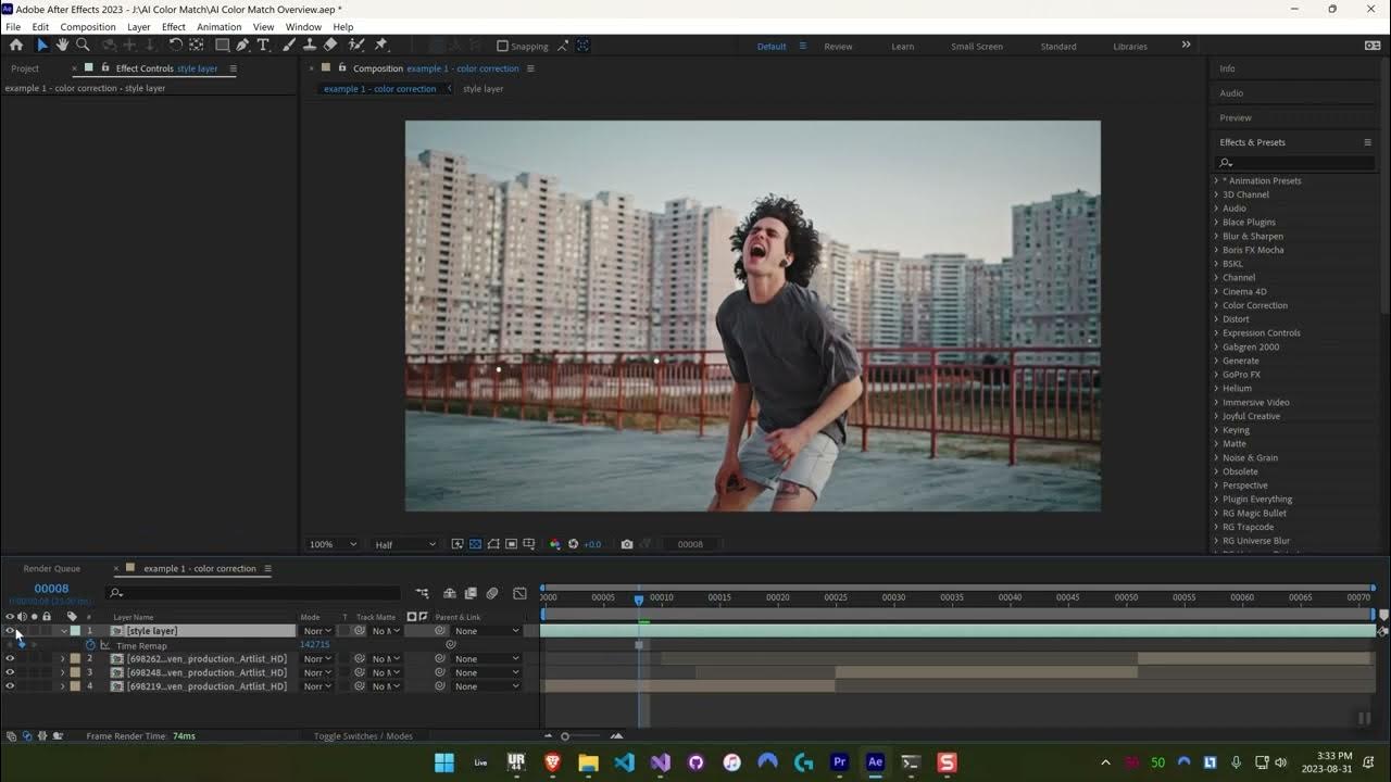 AI Color Match Tutorial - YouTube