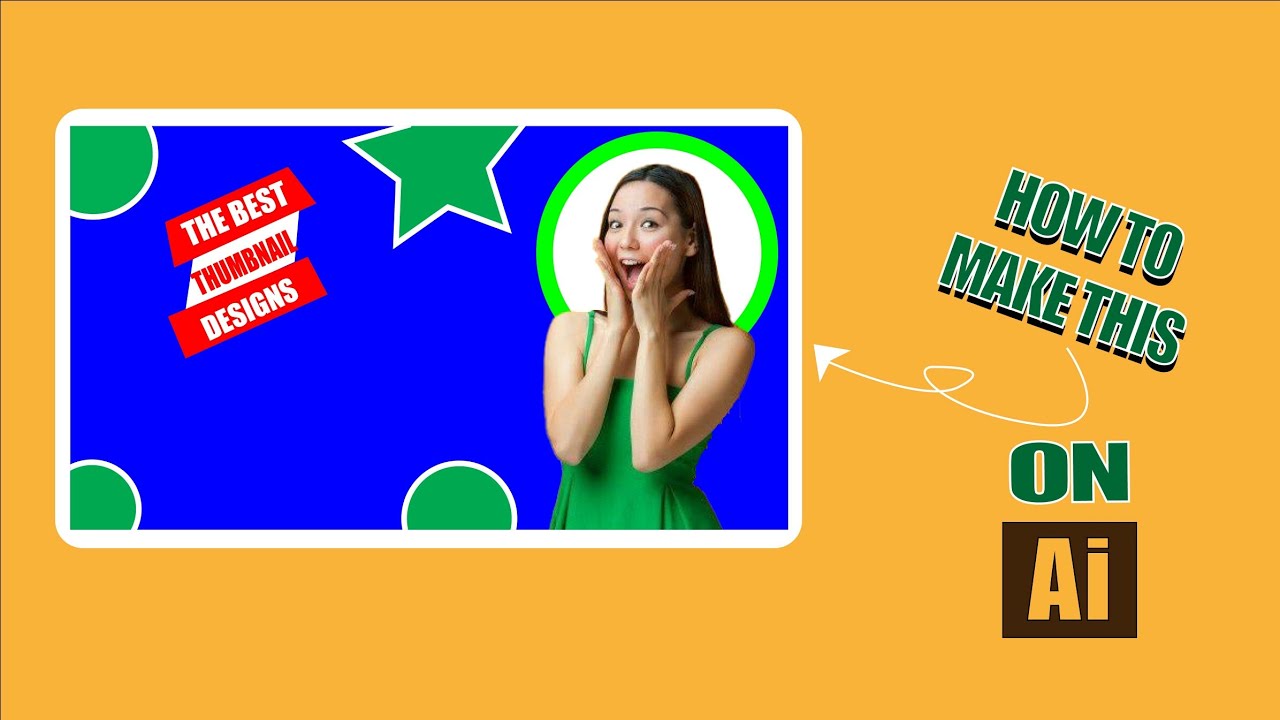 HOW TO DESIGN A THUMBNAIL ON ADOBE ILLUSTRATOR. - YouTube