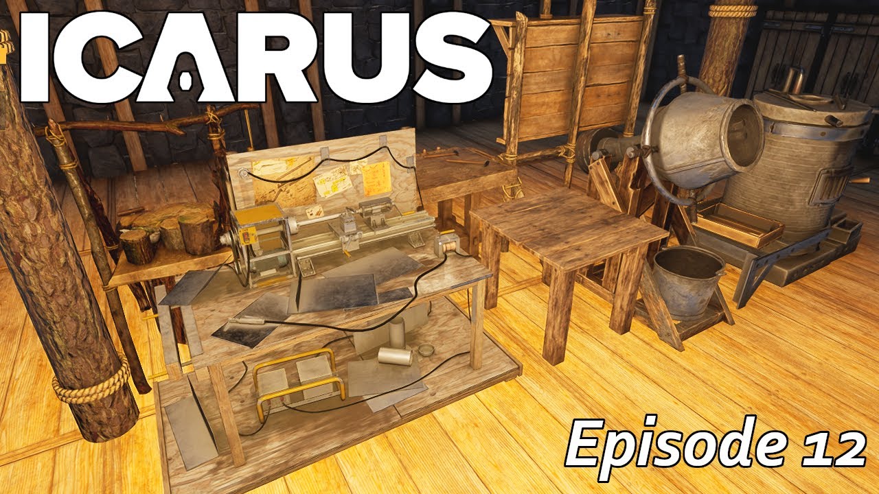 Icarus Ep12 - Adding even more equipment - YouTube