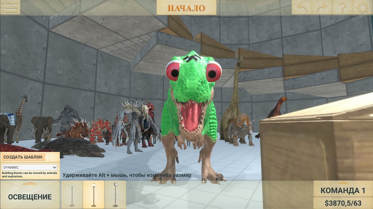 Dinosaur tower (BIG TOWER) - Animal Revolt Battle Simulator - YouTube