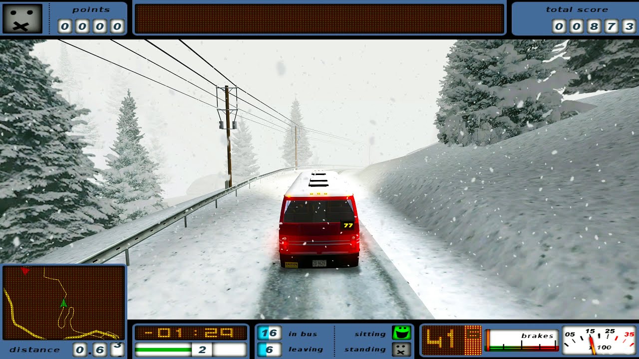 Bus Driver - Snow Gameplay (PC UHD) [4K60FPS] - YouTube