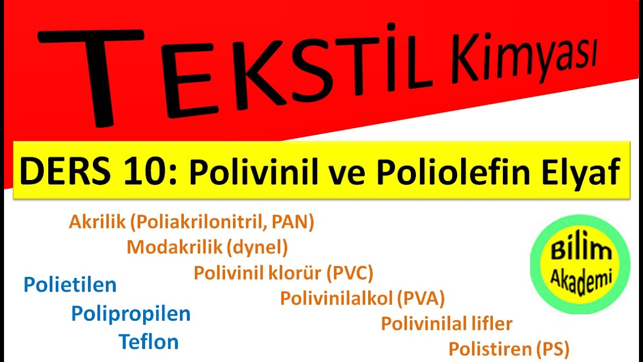 5. Sentetik Lifler: Polivinilik Lifler ve Poliolefinler Lifler - YouTube