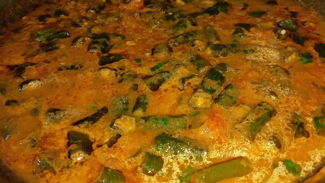 behndi ka khata sherwa easy to make and very tasty you should try this ...