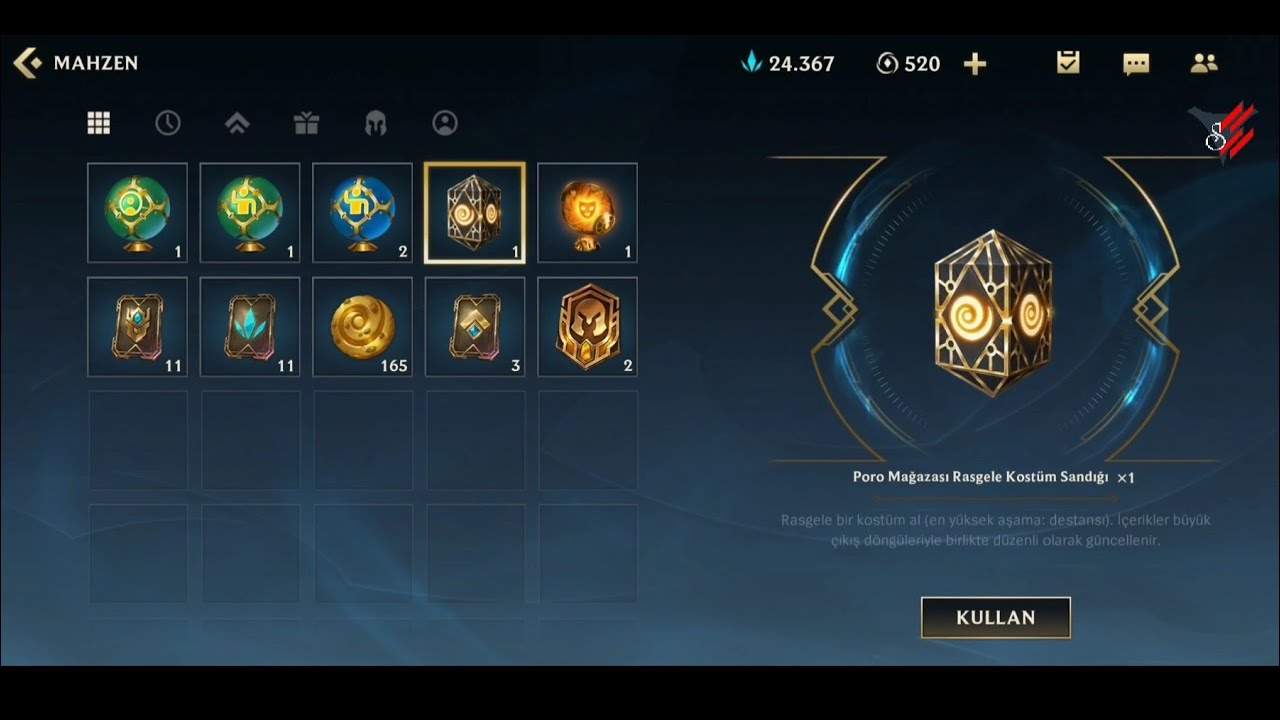 Wild Rift Poro Sandık Açılımı( Poro Box Opening) ve Rastgele Kostüm ...
