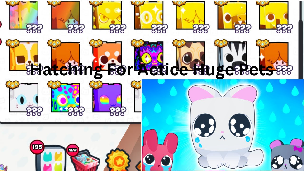 [LIVE] Hatching For Active Huge Pets Pet Simulator 99 And Grinding To ...