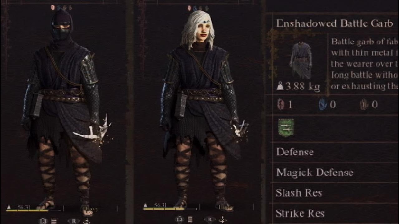 Dragon's Dogma 2 Enshadowed Battle Garb Drop Location Ninja Thief Armor ...