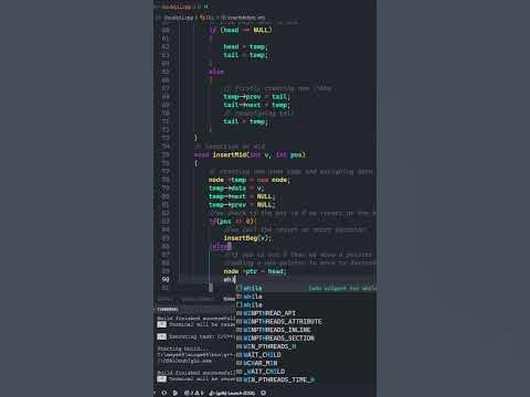 C++ | Doubly Linked List | Insertion at any given position - YouTube