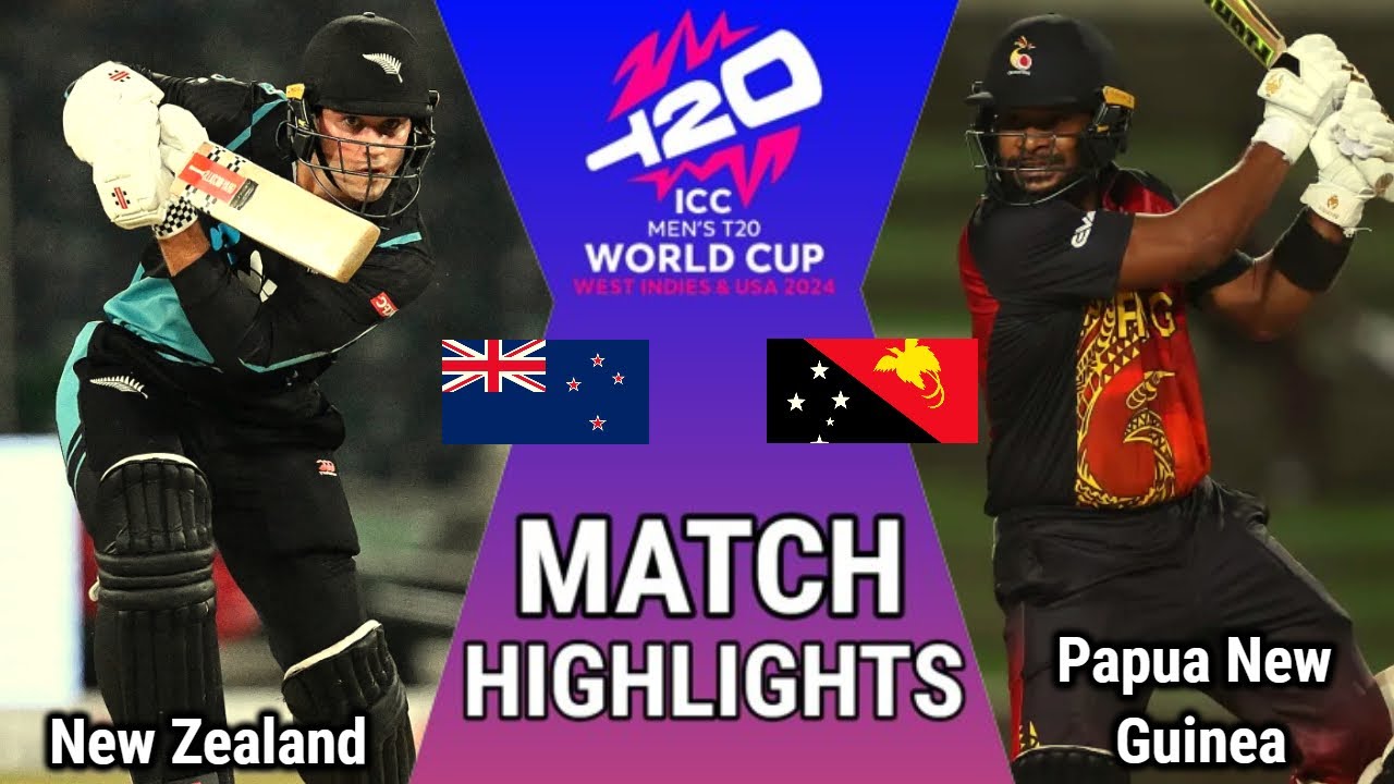 nz vs png highlights: new zealand vs papua new guinea match highlights ...