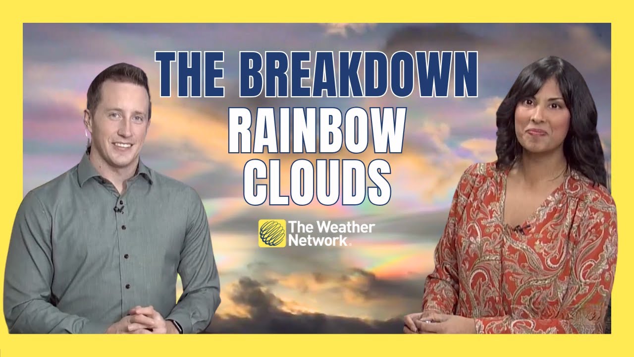 The Breakdown: Stunning Rainbow Clouds Spotted Over the U.K. - YouTube